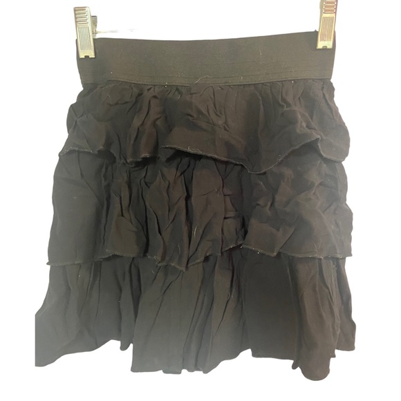 Amy Byer | Bottoms | Amy Byer Tiered Solid Black Skirt Big Girls Large ...